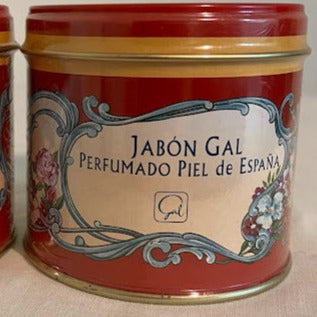 Gal Spanish Leather Soap in Can. (2) 3.3 oz soaps - Vintage and Very R ...